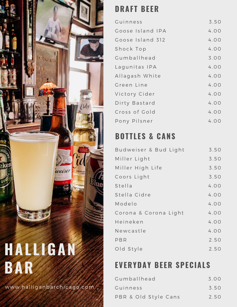 beer-list – Halligan Bar Chicago